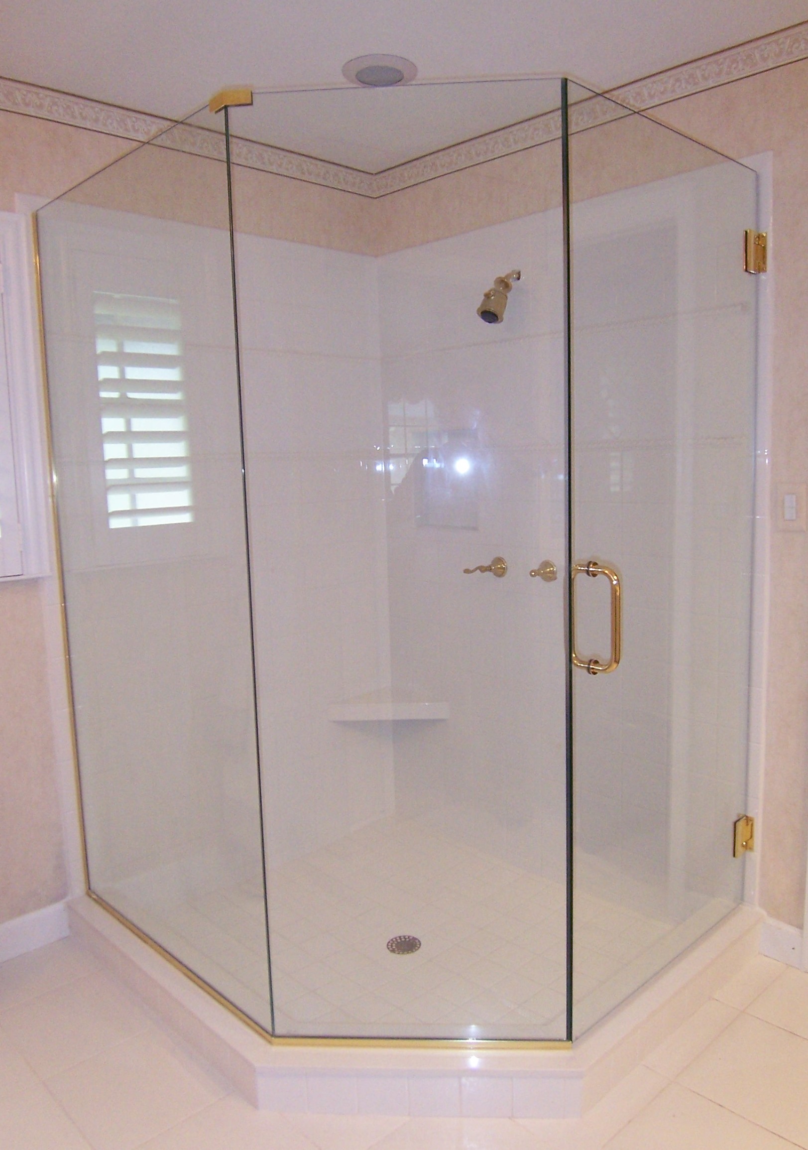 3/8" Neo Angle Glass Shower Doors Gallery-We Are #1 For Shower Doors