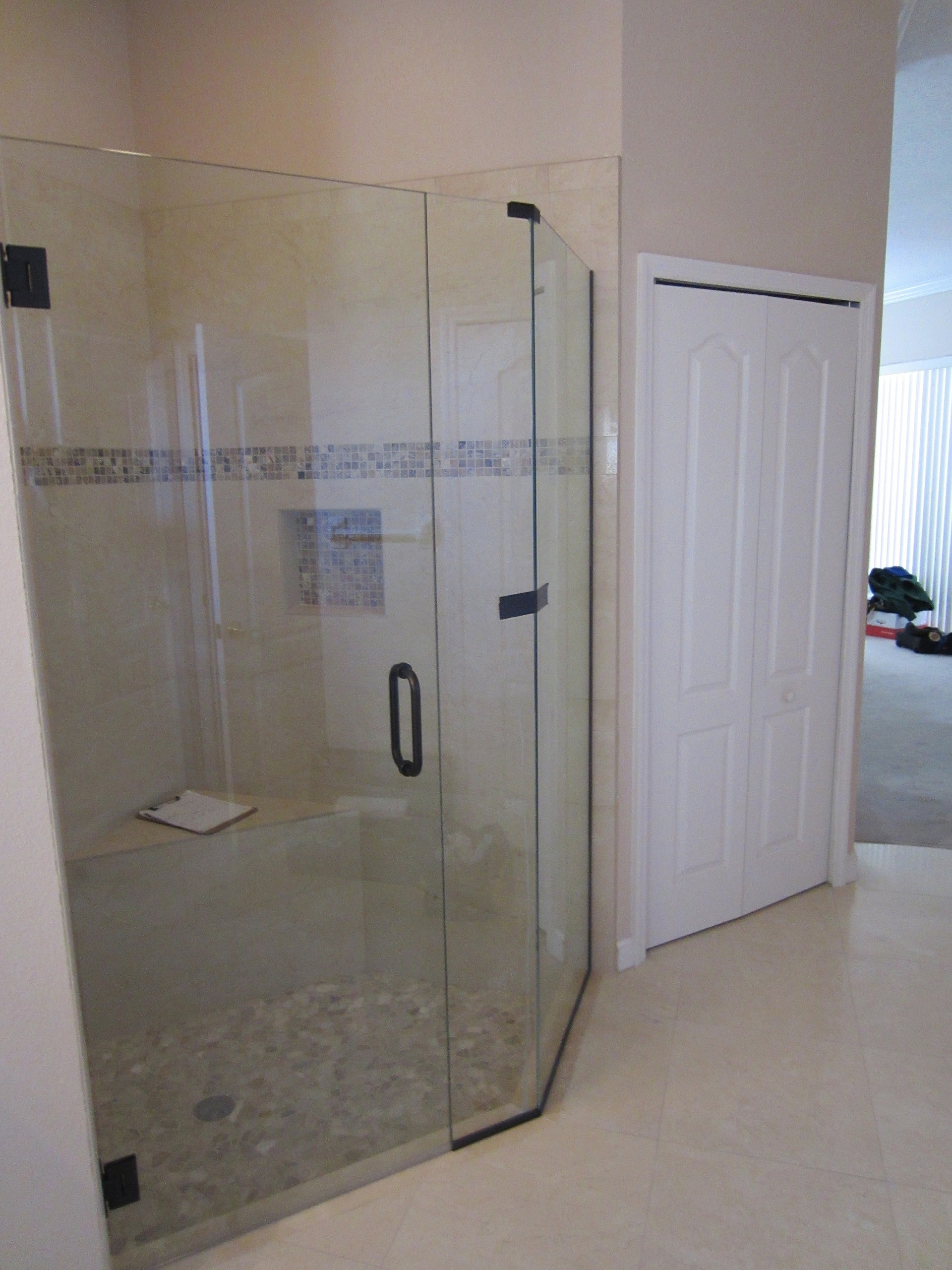 3/8" Neo Angle Glass Shower Doors Gallery-We Are #1 For Shower Doors
